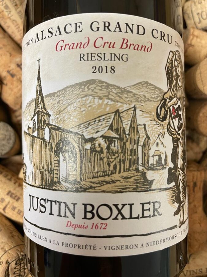 Justin Boxler Riesling Alsace Grand Cru Brand 2018 - Wijn op Dronk